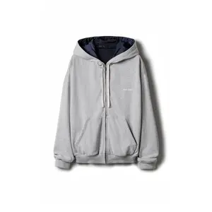 Miu Miu Jersey And Technical Pongé Blouson Jacket - Grey/blue