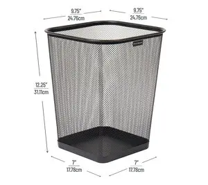 MIND READER 4pk Mesh Trash Can & Waste Paper Ba Sket