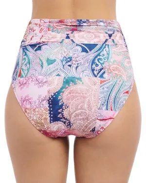 GOTTEX Karma Shirred High Waist Bikini Bottom