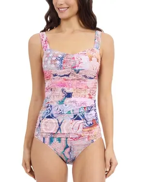 GOTTEX Karma Shirred High Waist Bikini Bottom