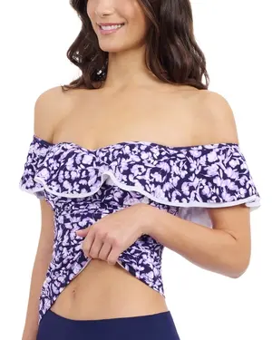 GOTTEX Juliette Off-the-shoulder Tankini Top