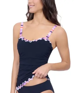 GOTTEX D Cup Ruched Tankini Top
