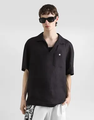 Dolce & Gabbana Short-sleeved Linen T-shirt