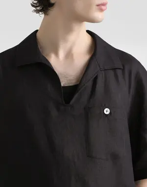 Dolce & Gabbana Short-sleeved Linen T-shirt