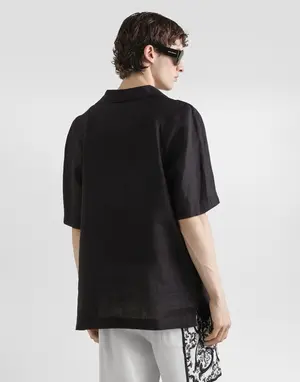 Dolce & Gabbana Short-sleeved Linen T-shirt