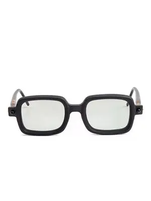 KUBORAUM P2 Square-frame Sunglasses - Black