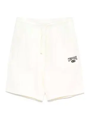 CONVERSE Logo-print Track Shorts - Neutrals