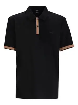BOSS Contrast-trim Polo Shirt