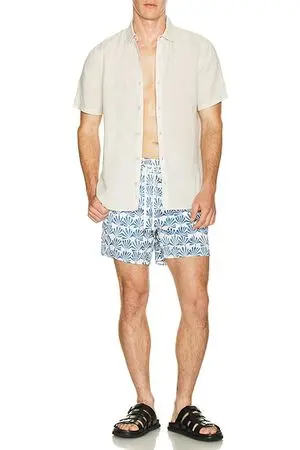 Onia Charles 5 Swim Trunks - Dark Blue Multi