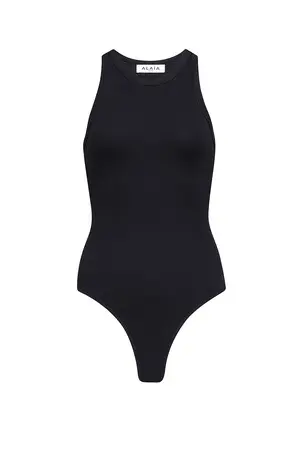 Alaïa Halter Bodysuit - Noir Alaia