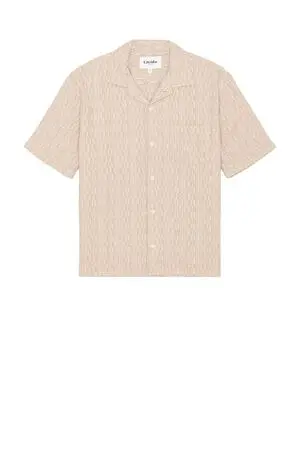 CORRIDOR Rainbow Weave Short Sleeve Shirt - Pink