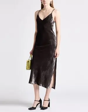 Alpha Studio Velvet Slip Maxi Dress