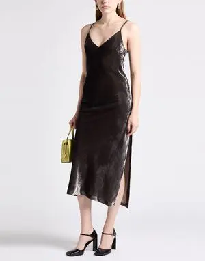 Alpha Studio Velvet Slip Maxi Dress