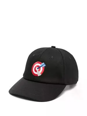 ALBERTO BRESCI Embroidered Baseball Cap - Black