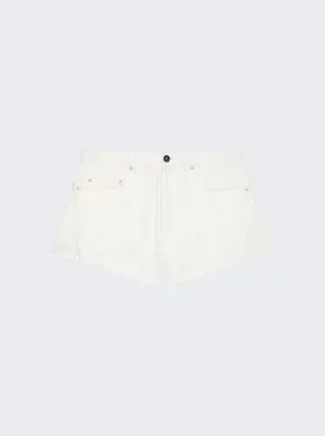 Givenchy Denim A-line Shorts - White