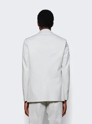 Orlebar Brown Garret Seersucker Blazer Wave And White Sand - Blue