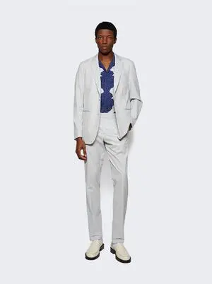 Orlebar Brown Maitan Broderie Shirt Night Iris