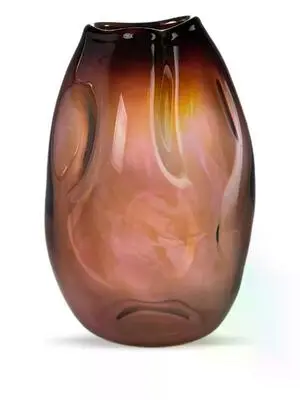 ALEXA LIXFELD Meteorite Glass Vase - Orange