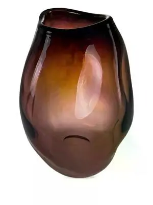 ALEXA LIXFELD Meteorite Glass Vase - Orange