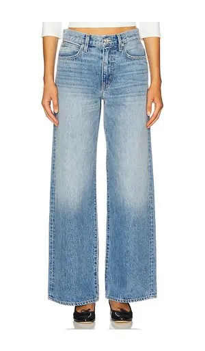SLVRLAKE Selena Wide Leg Jeans - Blue