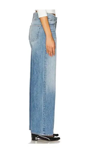 SLVRLAKE Selena Wide Leg Jeans - Blue