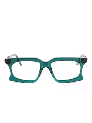 KUBORAUM D73 Rectangular-frame Glasses - Green