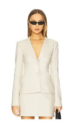 STONE COLD FOX X Revolve Krista Linen Blazer