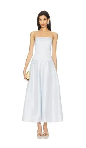 MORE TO COME Cambria Strapless Dress - Blue