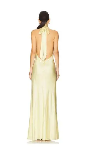 STONE COLD FOX Amelia Gown - Lemon