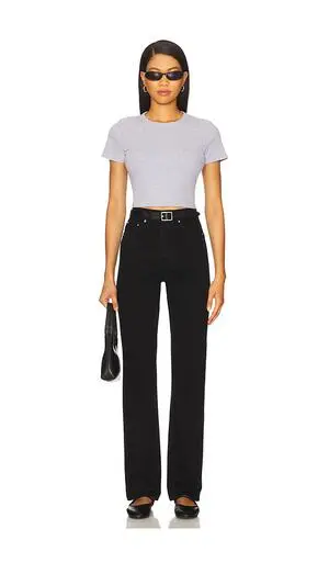 LESET Kelly Crop Slim Fit Tee