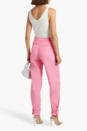 Emilio Pucci Taffeta Tapered Pants - Bubblegum