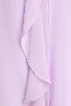 Victoria Beckham Ruffled Silk-chiffon Shirt