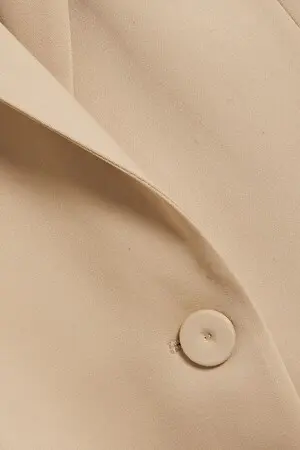 Another Tomorrow Wool-blend Blazer - Neutral