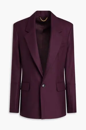 Victoria Beckham Twill Blazer - Grape