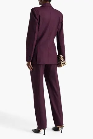 Victoria Beckham Twill Blazer - Grape