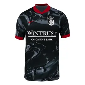 Nike Mallory Swanson Chicago Stars Fc 2025 Stadium Away Dri-fit Nwsl Replica Jersey - Black