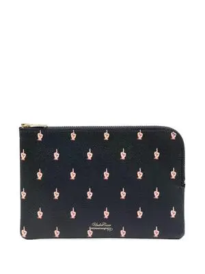 Undercover Printed Clutch - Blue