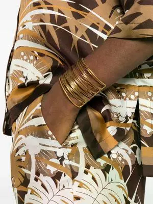 Max Mara Silk Cropped Trousers
