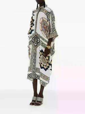 Camilla Tile Style-print Kaftan
