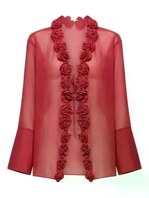 Oseree Sheer Blouse