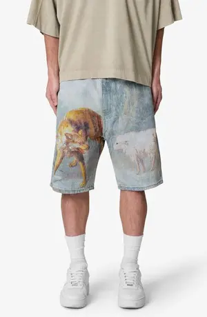 Mnml Printed Shorts For Men