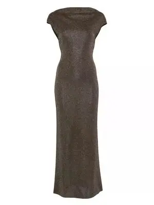 Max Mara Lurex-detail Dress