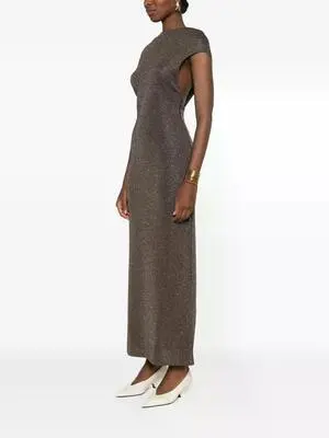 Max Mara Lurex-detail Dress