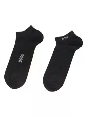 BOSS Logo-embroidered Socks - Black