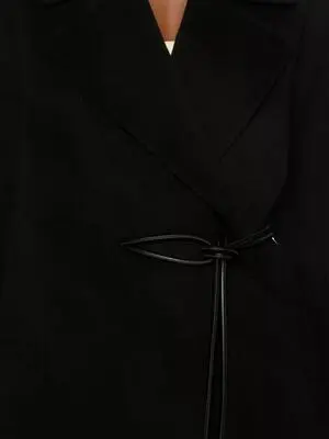 Sportmax Belted Coat - Black