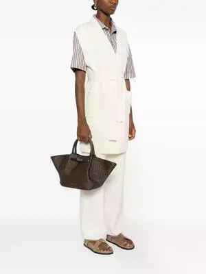 DEMELLIER Midi New York Tote Bag - Brown