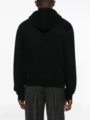Valentino Garavani Logo-print Hoodie - Black