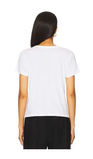 LESET Laura V-neck Tee - White