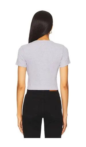LESET Kelly Crop Slim Fit Tee