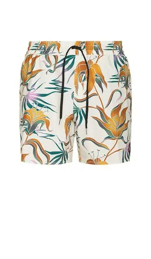 VOLCOM Lido Printed Swim Trunks